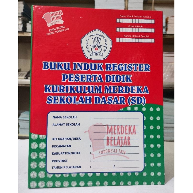 Independent Elementary School Student Register Master Book | Shopee ...