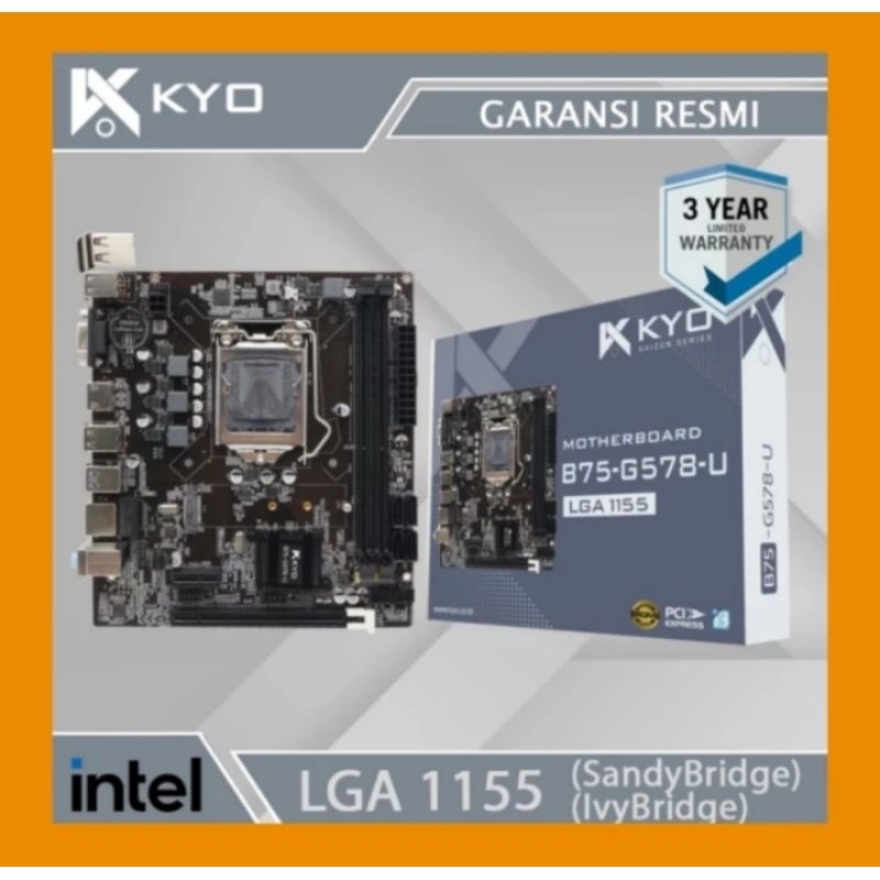 Motherboard KAIZEN B75 NVME DDR3 LGA 1155 | Shopee Philippines