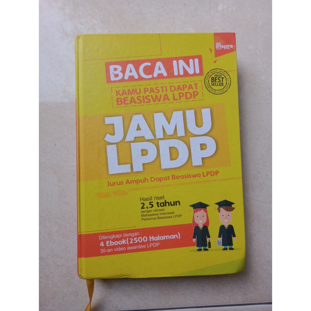 Your Book Will Definitely Get LPDP Scholarship - JAMU LPDP [ORIGINAL ...