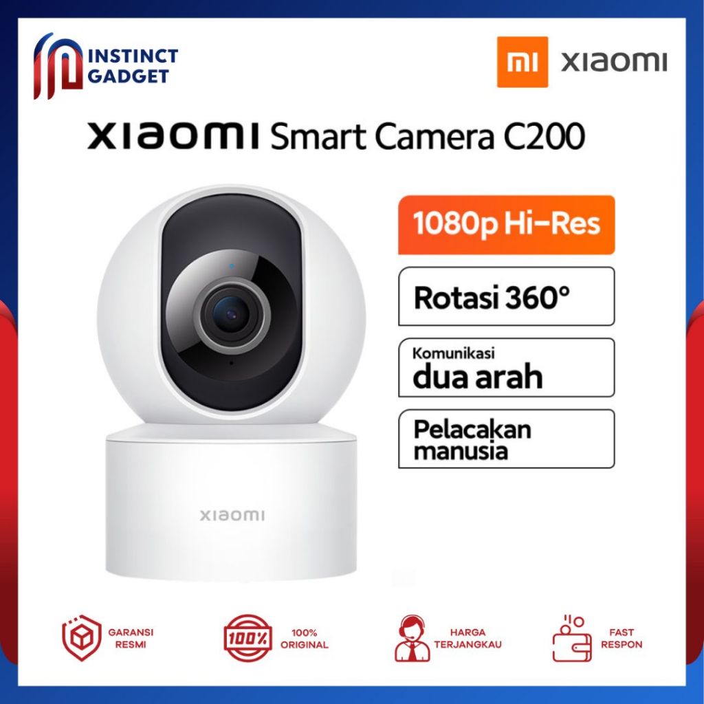 Xiaomi MI Smart Camera C200 1080p | Cctv | Shopee Philippines