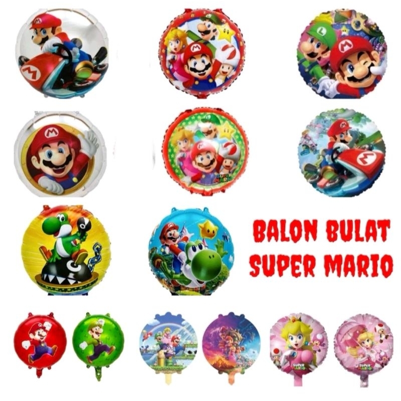 SUPER MARIO BROS ROUND BALLOONS | Shopee Philippines