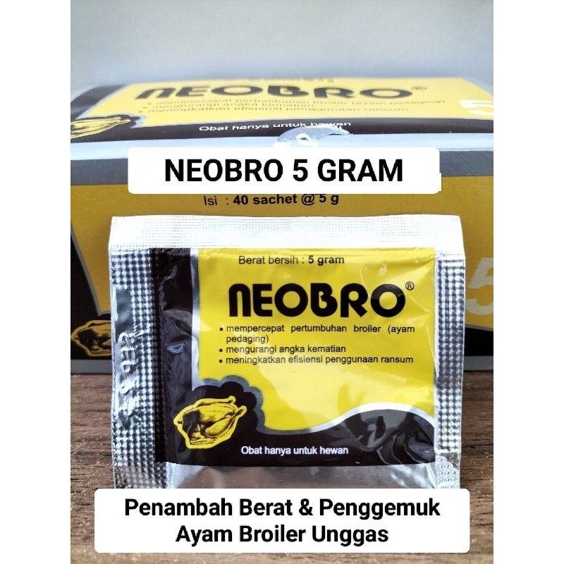 Neobro 5 GRAM MEDION Vitamin Weight Increase for Broiler & Poultry ...