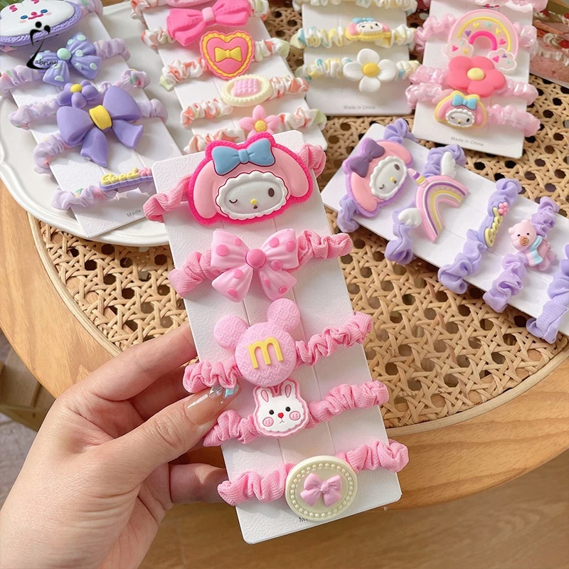 Lh Pigtails Cartoon Cute Character Hairbands Cute Children Hair ...