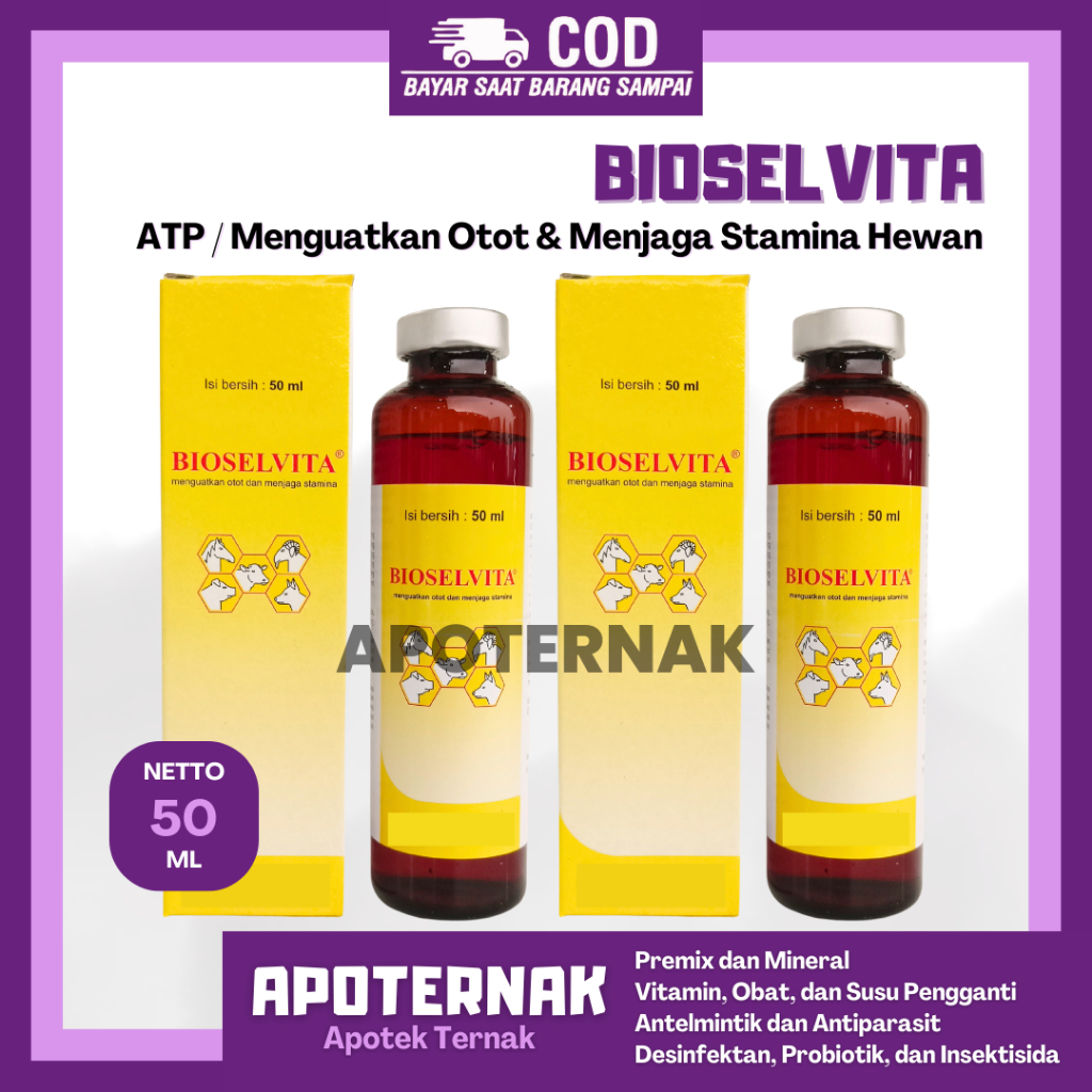 BIOSELVITA 50 mL | ATP Injection Strengthens Muscles and Maintains ...