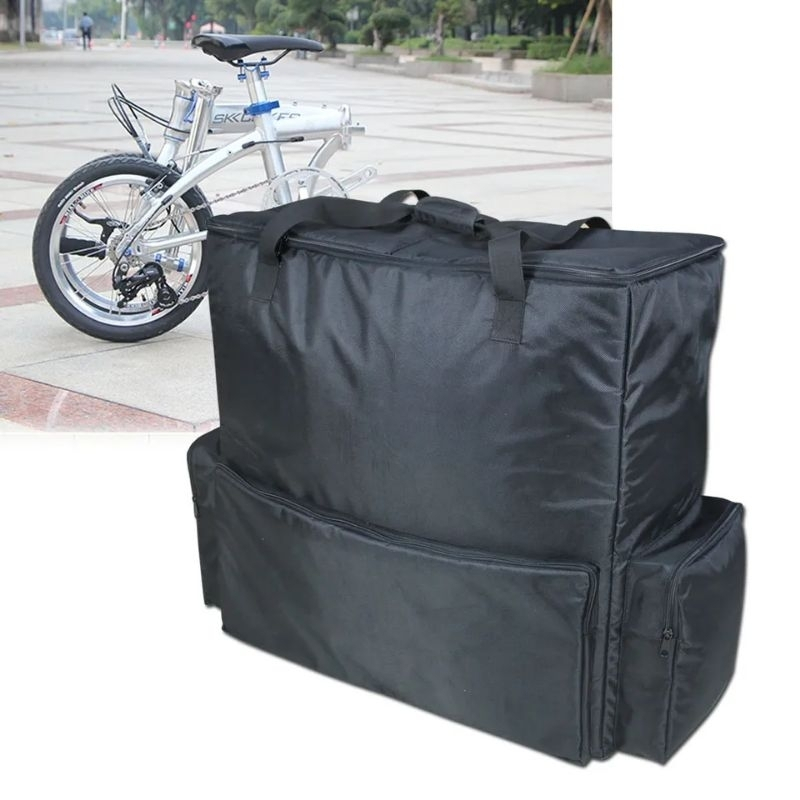3in1 large folding bicycle box bag - Large bicycle backpack | Shopee ...