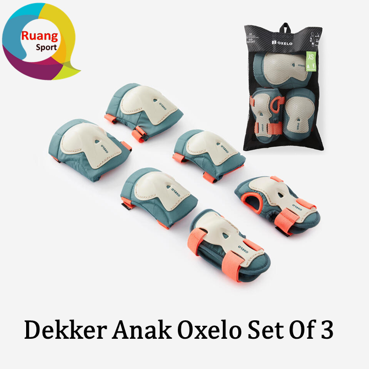 SIKU Oxelo Dekker Kids Protective Set 3 Sections Elbow / Knee / Wrist ...