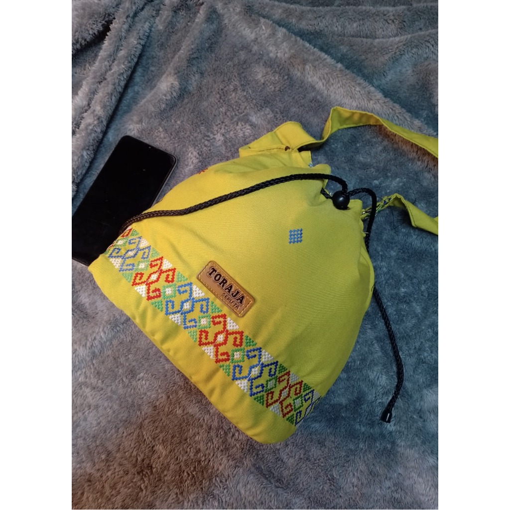 Yellow TORAJA Bag With TORAJA Bag | Shopee Philippines