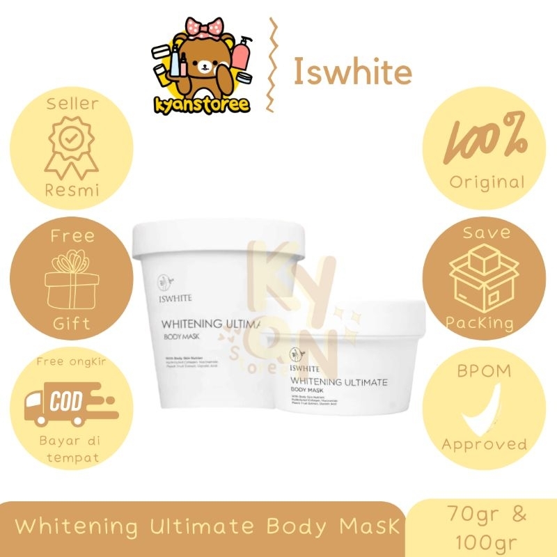 Iswhite WHITENING ULTIMATE BODY MASK | Shopee Philippines