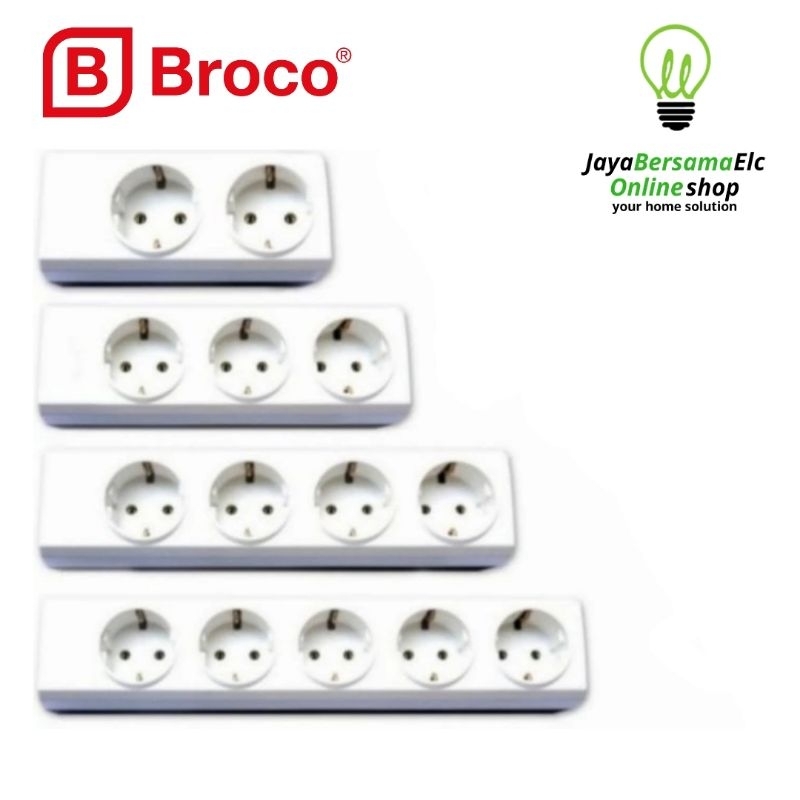 Broco STOP CONTACT TERMINAL PLUG 2 3 4 5 BRASS HOLE ORIGINAL SNI ...