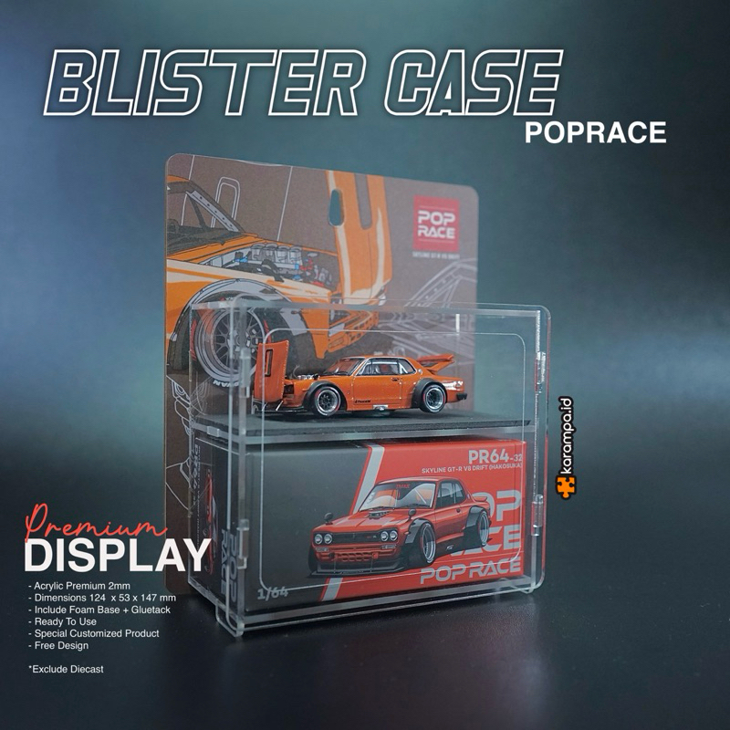 Custom POP RACE Premium Diecast Acrylic Display Case | Shopee Philippines