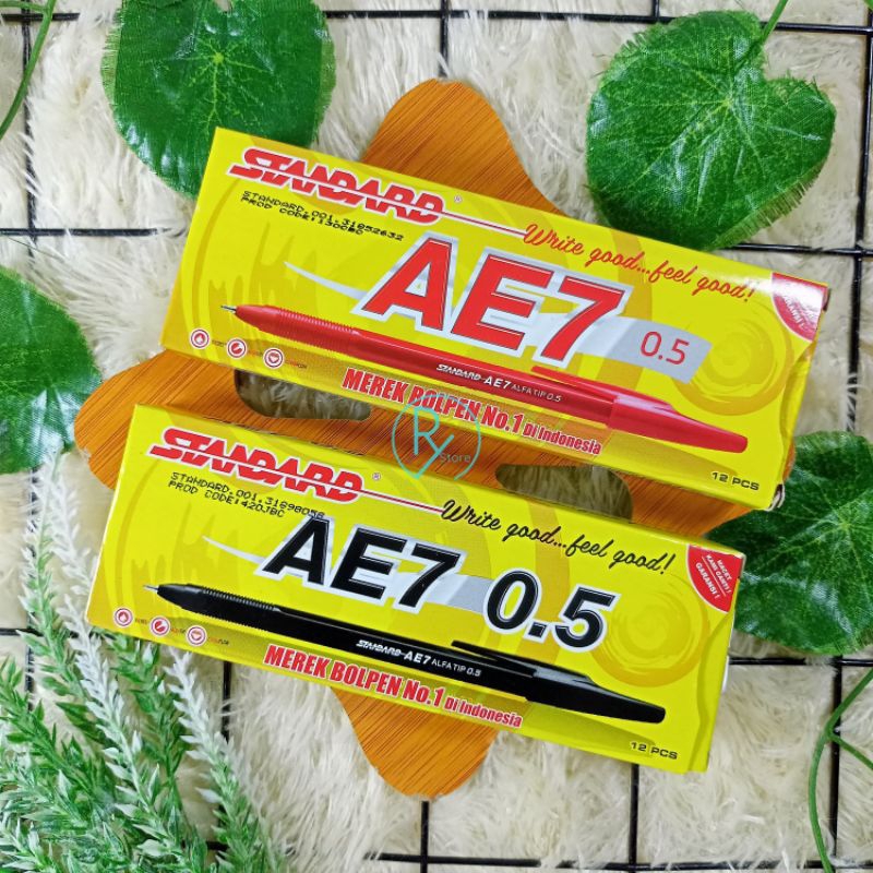 Pen STANDARD AE7 PACK (1 Dozen = 12pcs) | Shopee Philippines