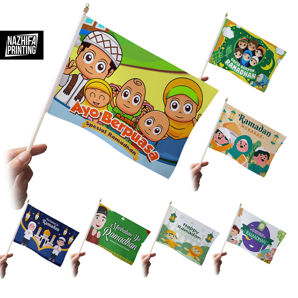 Marhaban Theme Hand Flag, Ramadan, Kindergarten Elementary School ...