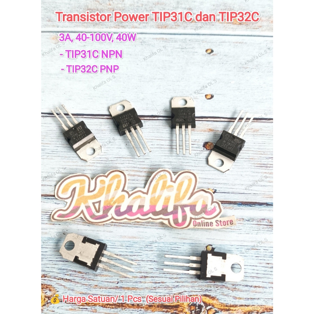 TR Transistor Power Amplifier TIP31C TIP32C TIP 31 32 31C 32C NPN PNP ...