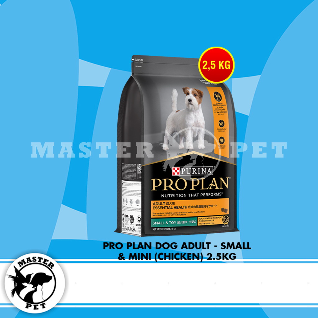 Pro Plan Adult Small Mini Adult Dog Food 2,5kg Dog Food ProPlan 2.5 kg ...