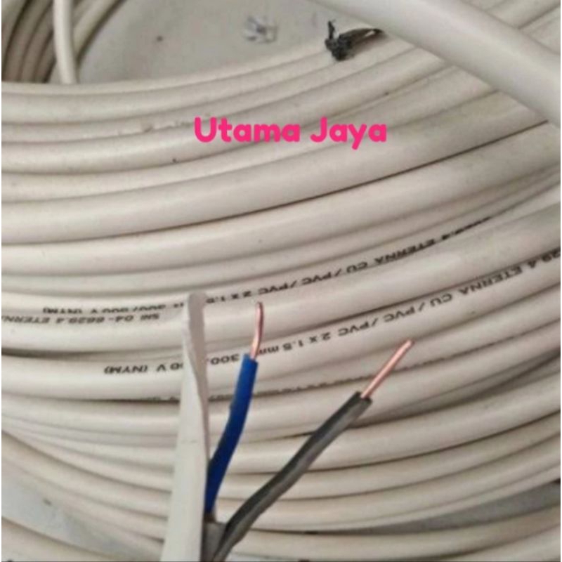 ETERNA NYM Power Cable 2x1.5 Copper Wire Price per Meter | Shopee ...