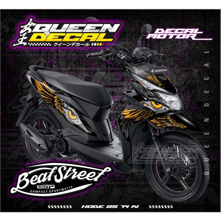Striker Full Body Beat Steet Decal - Eagle Eagle Design Sticker Decal ...