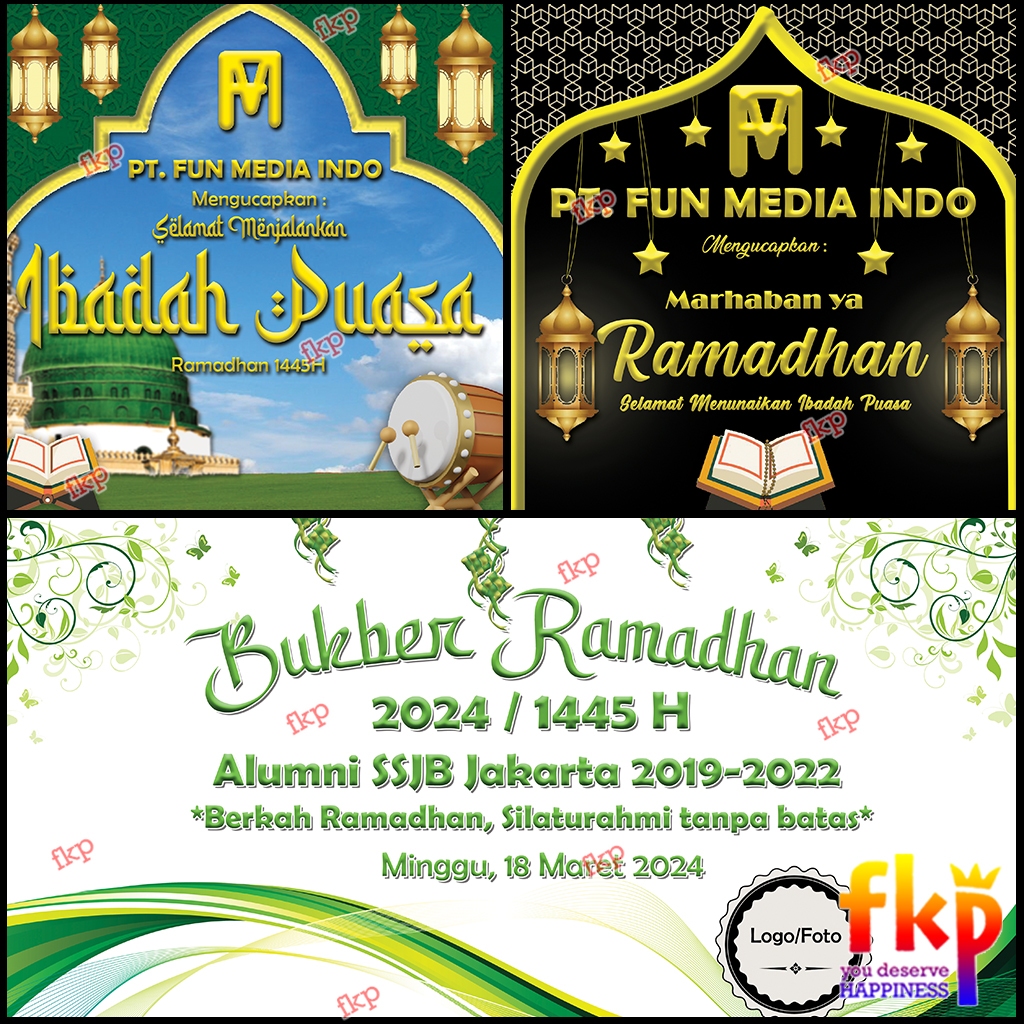 Fkp Custom Banner/Bukber Banner/Fasting Worship Banner/Marhaban Ya ...