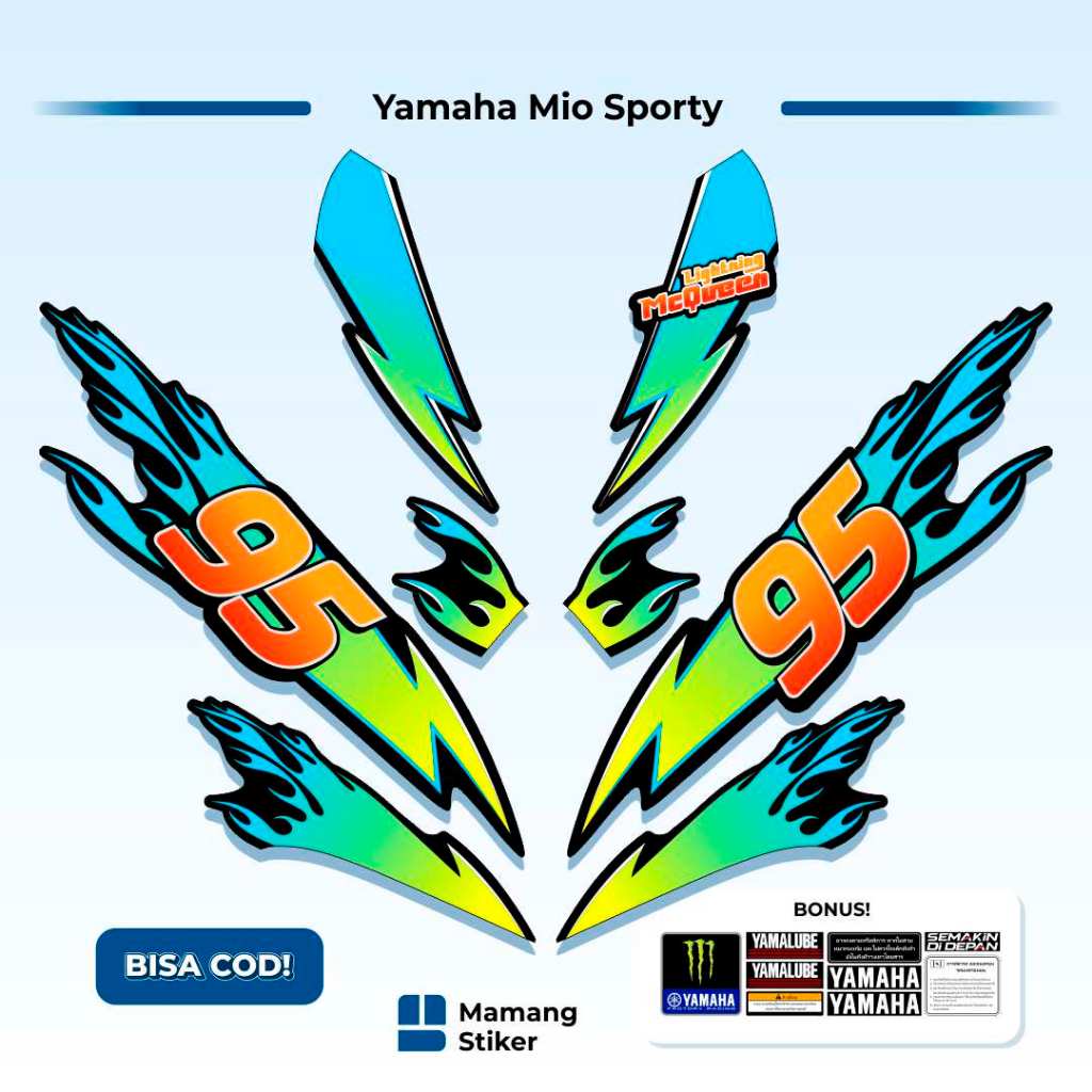 Striping Mio Sporty Variation (113) Thailand Api Vietnam Original Amore ...