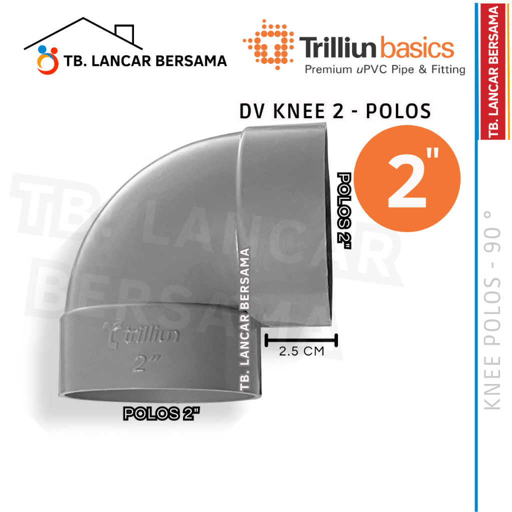 KNEE 2 INCH TRILLION DV - ELBOW KENI FITTING PVC | Shopee Philippines