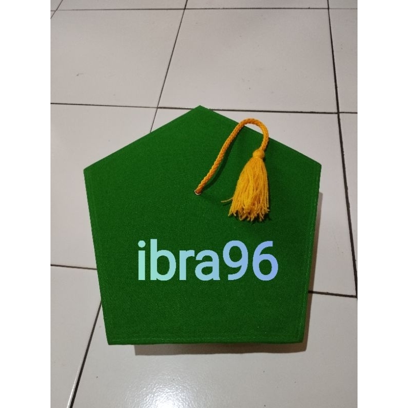 HIJAU Green Toga Hat/Graduation Hat/graduate Hat/Togae Hat for PAUD ...