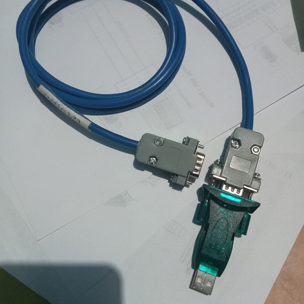 Omron CP1E, CP1H, CP-Series PLC Cable Programming to PC (RS232 ...
