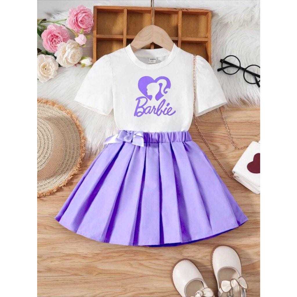 KATUN Girls' skirt suit made of cotton combination of toyobo, cute ...