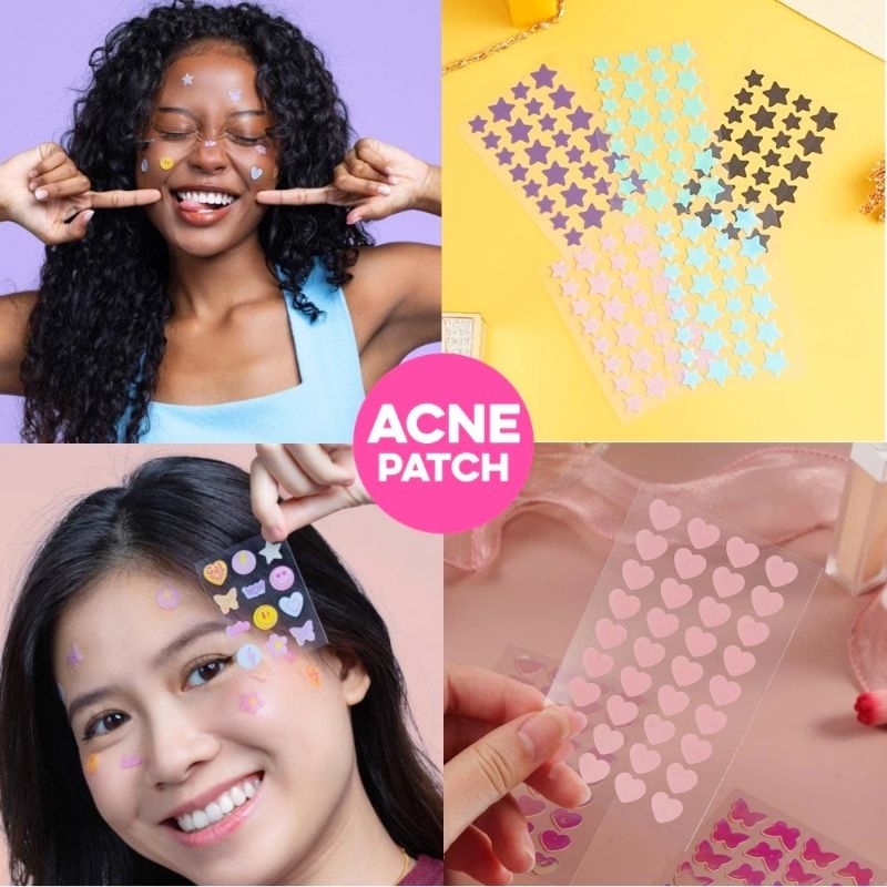 Colorful Hydrocolloid Acne Pimple Patch Acne Stickers | Shopee Philippines