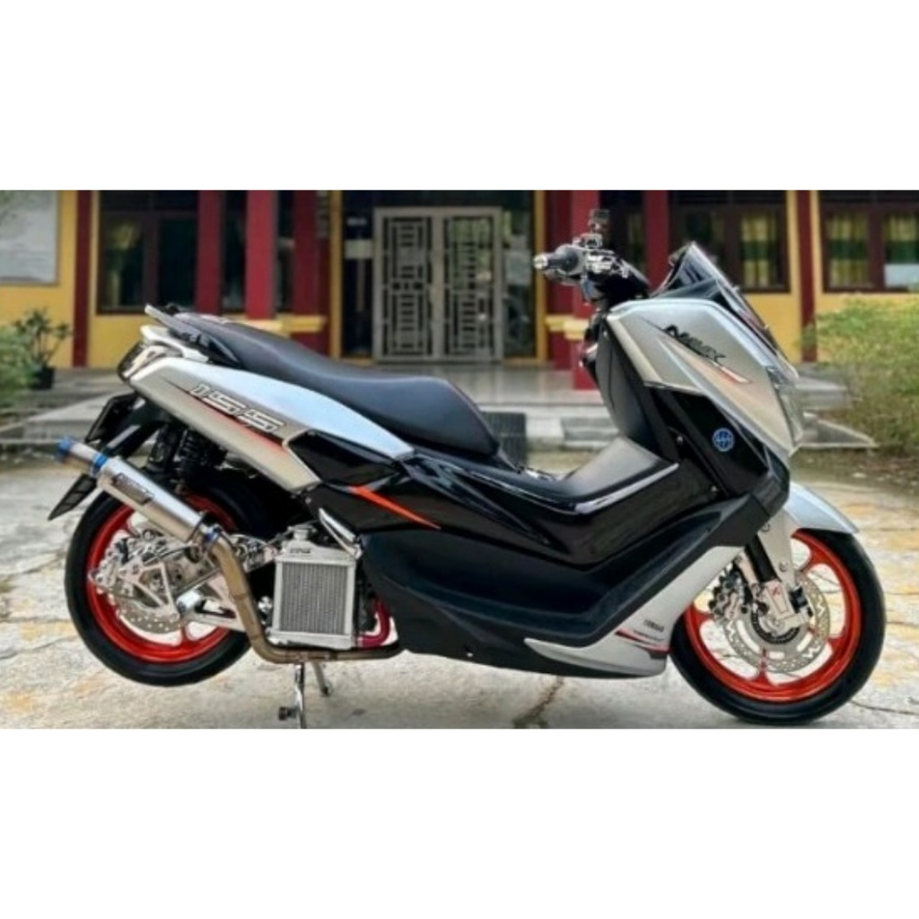 CUSTOM NMAX 155 OLD GLOSSY TRANSPARENT STRIPING/DOFFMATTE SIMPLE ...