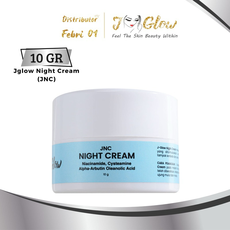 HITAM Jglow JNC BPOM Night Cream helps disguise black spots on the face ...