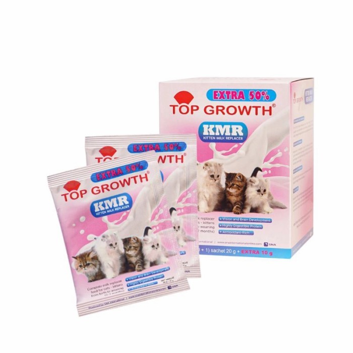 Top Growth Kitten Sachet Cat Milk 30 grams | Shopee Philippines