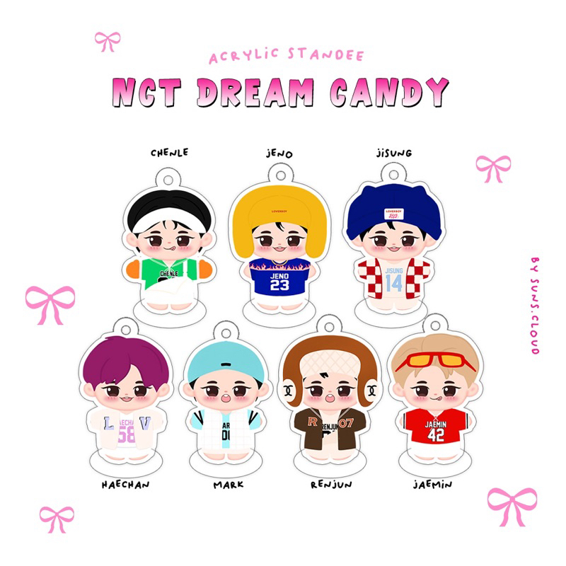 Nct DREAM CANDY ILLUSTRATION ACRYLIC STANDEE KPOP MERCH | Shopee ...