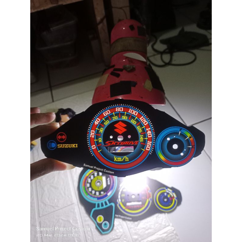 Custom suzuki SKYDRIVE speedometer board panel | Shopee Philippines