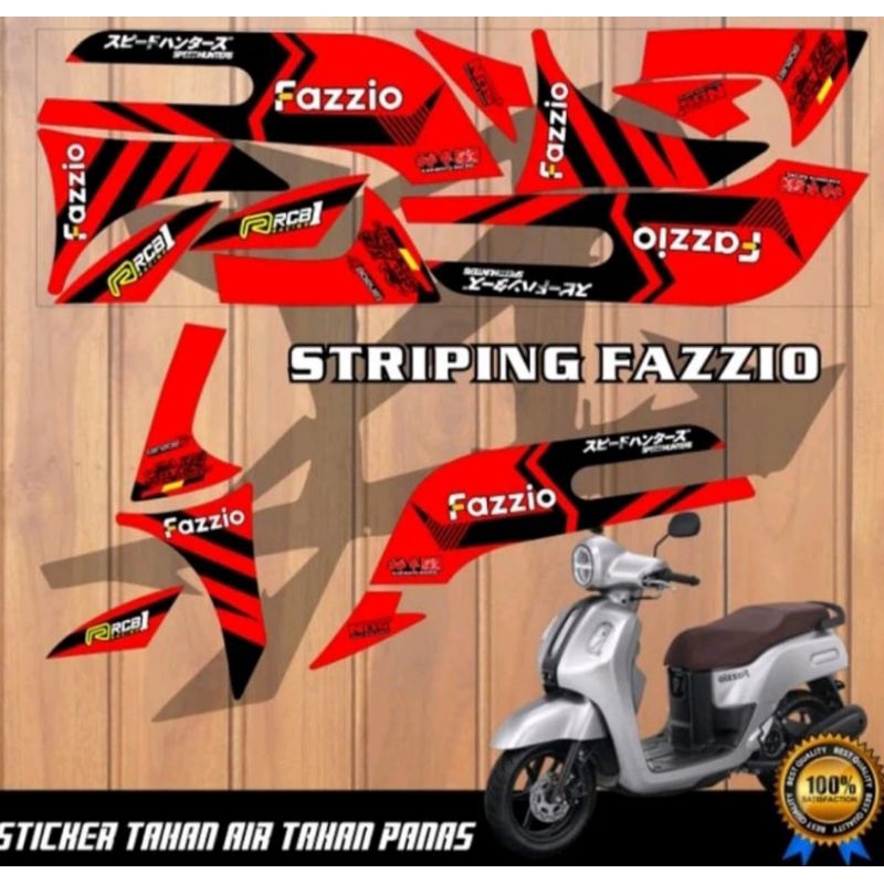 Yamaha fazzio full body decal/Yamaha fazzio striping sticker | Shopee ...