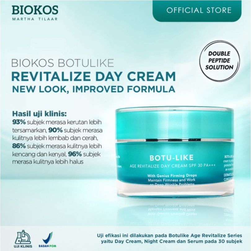 Biokos Botulike Age Revitalize Day Cream SPF 30 PA+++ 30gr | Shopee ...