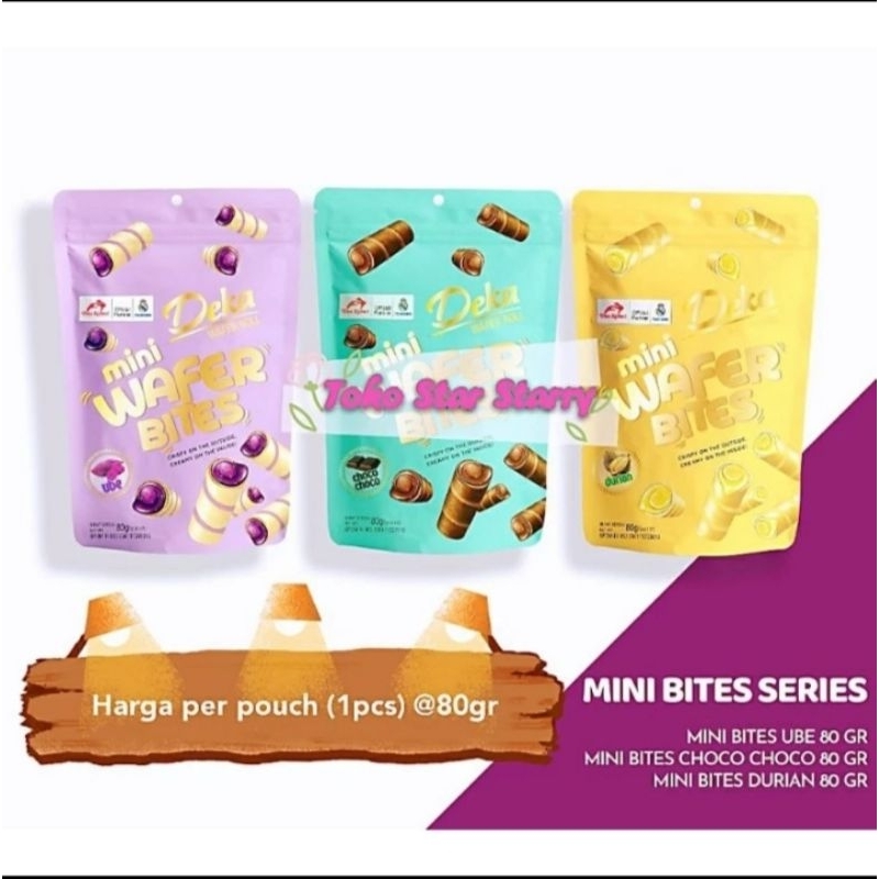 Deka Mini Wafer Bites Choco Choco 80g | Shopee Philippines