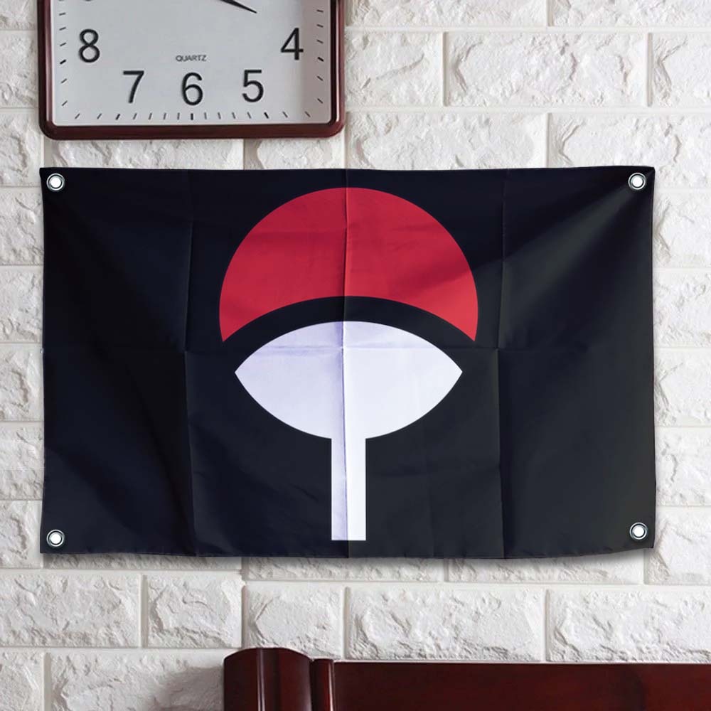 Uchiha Sasuke Itachi Madara Sishui Clan Symbol Flag ORIGINAL Anime ...