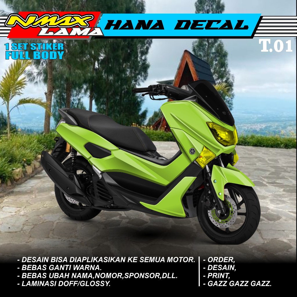Decal NMAX OLD - OLD Yamaha NMAX FULL BODY DECAL Sticker HNS T.01 ...