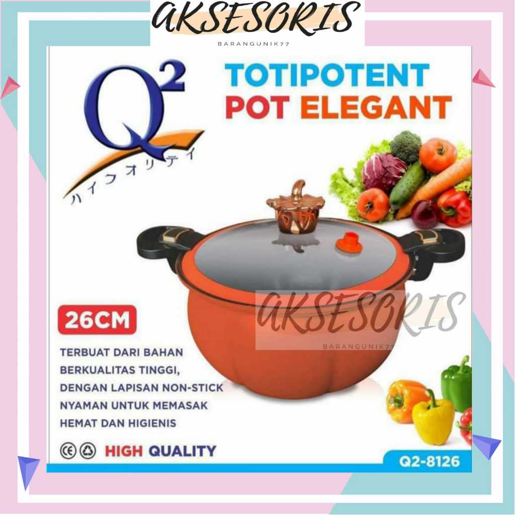 Presto Q2-8126 / PRESTO PAN PUMPKIN 26CM Q2 8126 / TOTIPOTENT POT ...