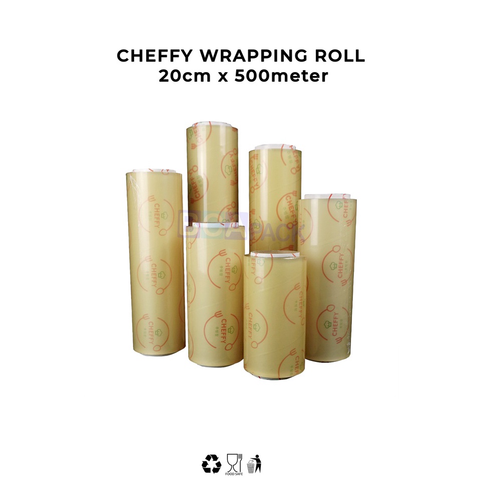 Nncistiey WRAPPING ROLL 2cm x 5meter Plastic WRAP Food Packaging ...