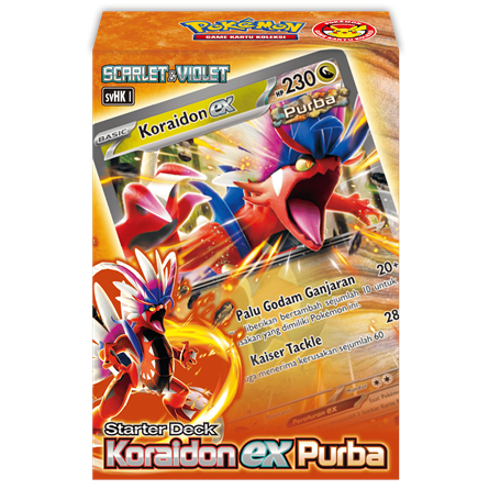 Pokemon TCG Starter Deck Koraidon Ex Purba SVHK Scarlet Violet Card ...