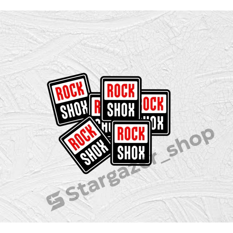 Rockshox logo bicycle sticker for helmet frames | Shopee Philippines