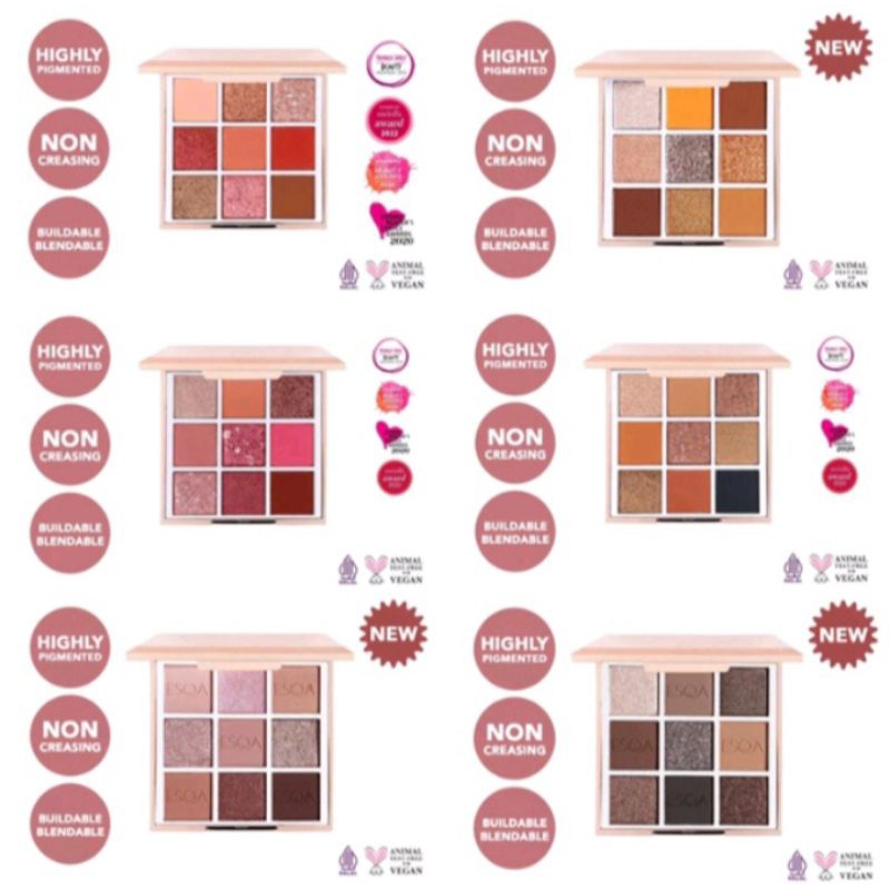 ESQA EYESHADOW PALETTE (ORIGINAL) | Shopee Philippines