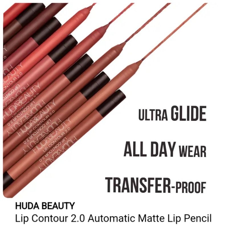 Huda Beauty Lip Contour 2.0 Automatic Matte Lip Pencil | Shopee Philippines