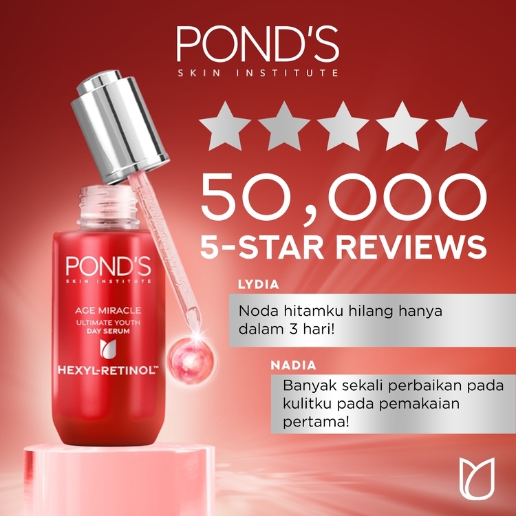 Ponds Age Miracle Ultimate Youth Retinol & Niacinamide Anti Aging Serum ...