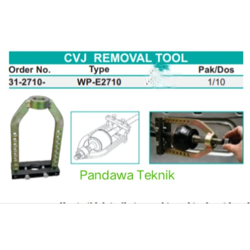 Universal joint puller transmission drive saft CVJ removal tool 9 ...