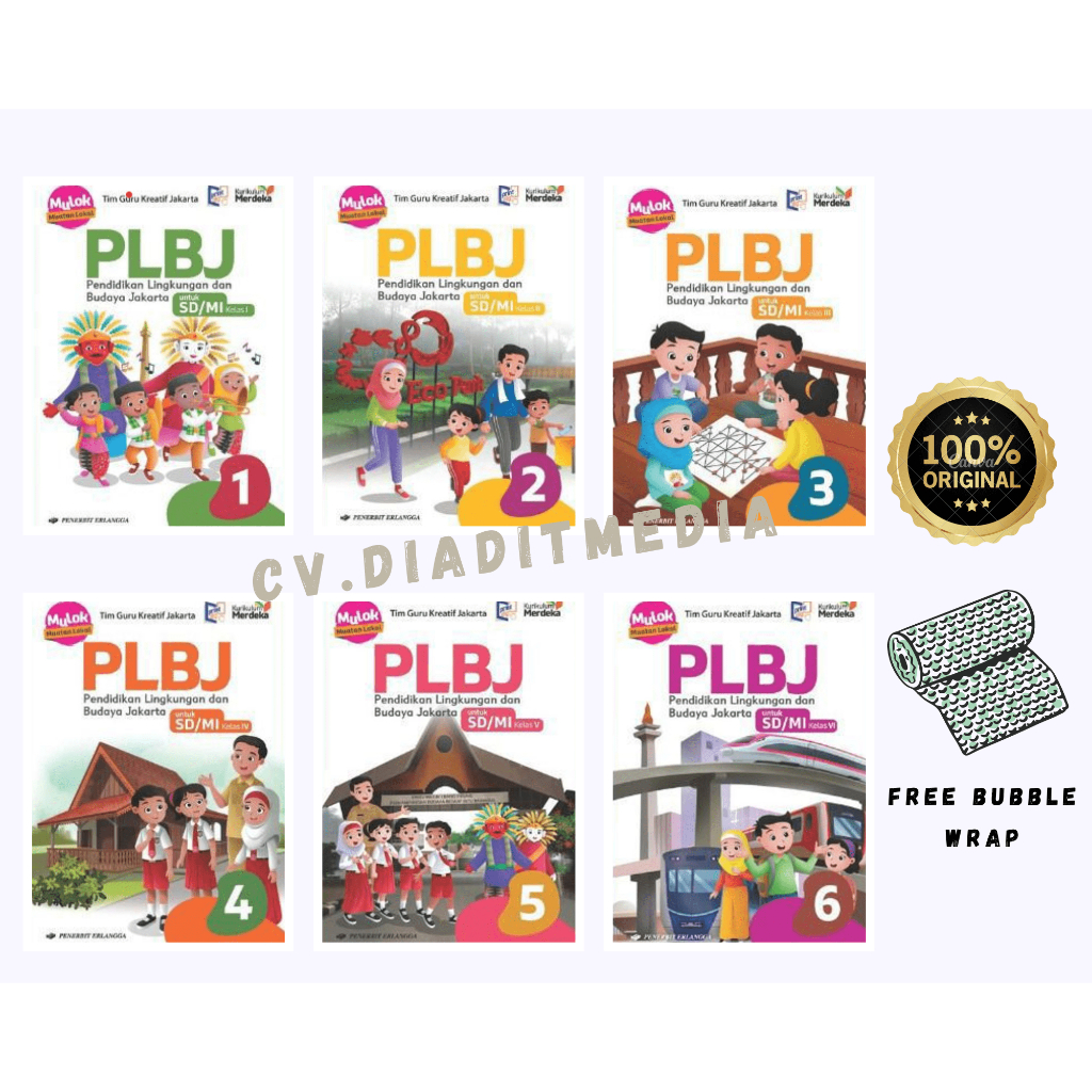 PLBJ Book for Classes 1, 2, 3, 4, 5 SD/MI Independent Curriculum ...