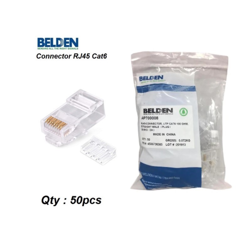 Belden RJ45 Cat6 Original Retail AP Unit700008 Rj 45 Cat 6 UTP ...