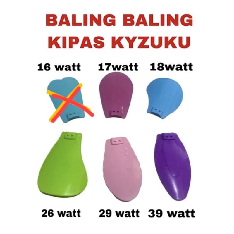 Kyzuku Clamp Fan Propeller - Fan Propeller Only | Shopee Philippines