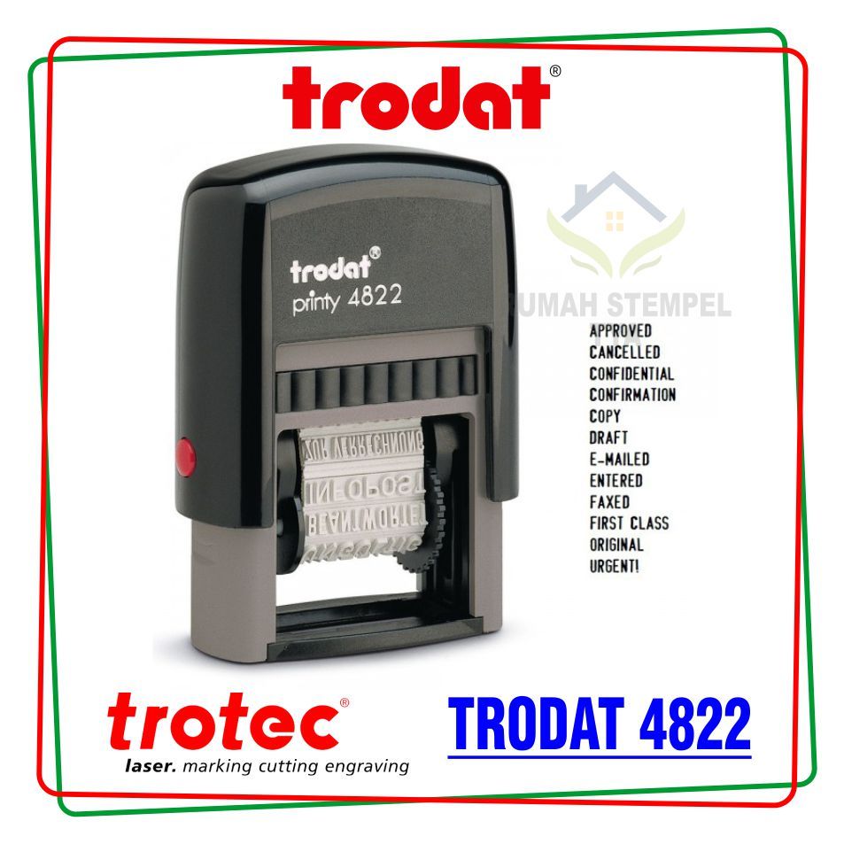 Stamp Trodat 4822 Original Printy Stamp | Shopee Philippines