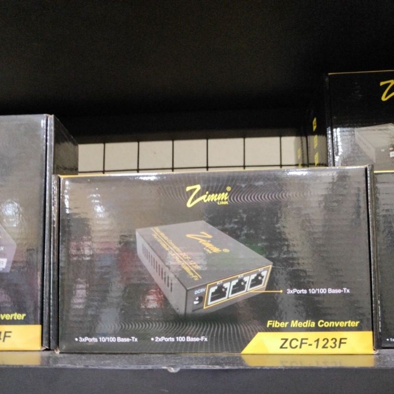 Zimmlink Converter 2FO 3LAN ZCF123F | Shopee Philippines